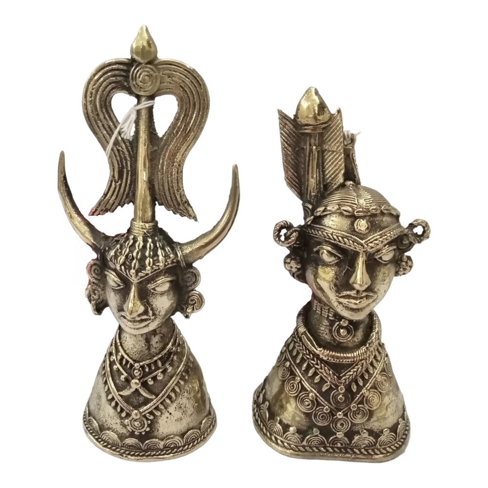 bastar-metal-craft-head-pair– Gi Heritage