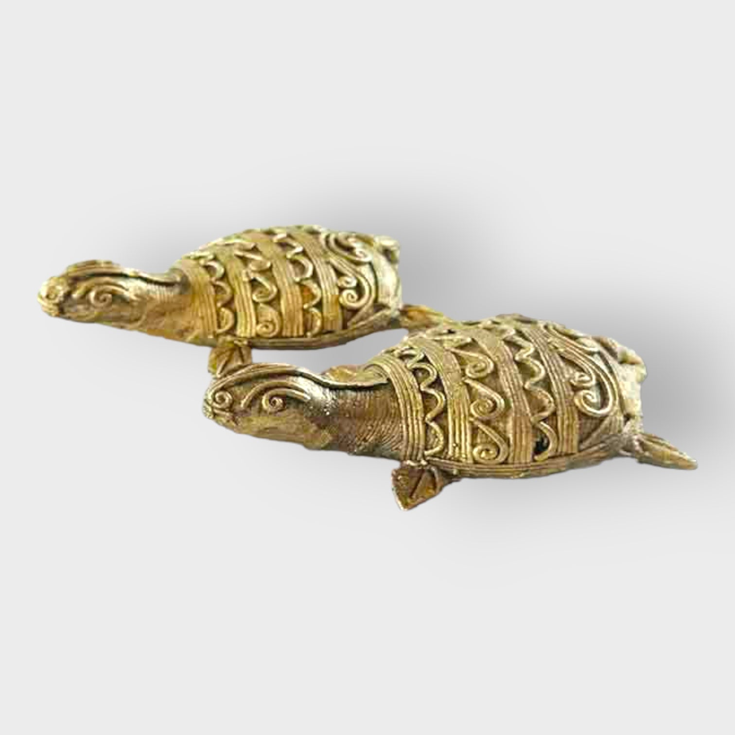 Shop – Bengal Dokra Brass Tortoise Set of 2 - GI Heritage– Gi Heritage