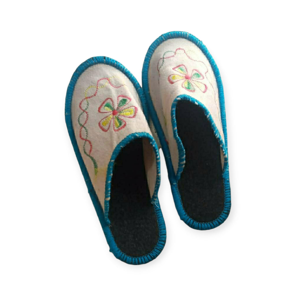 Shop – Chamba Chappal in Blue & White Colour - GI Heritage– Gi Heritage