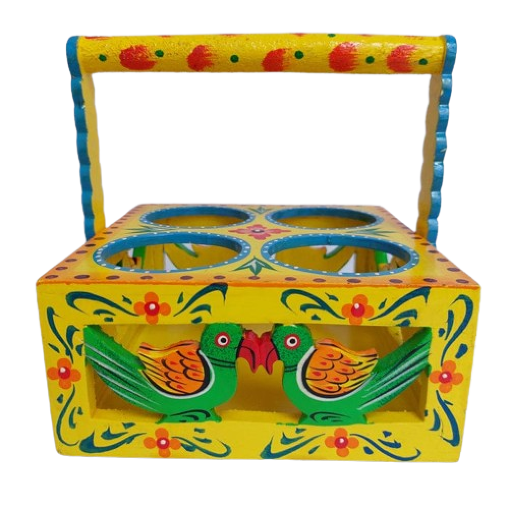 Shop – Four Glass Wood Stand - GI Heritage– Gi Heritage