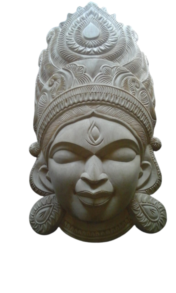 Shop – Maa Durga Wooden Dance Kushmandi Mask - GI Heritage– Gi Heritage